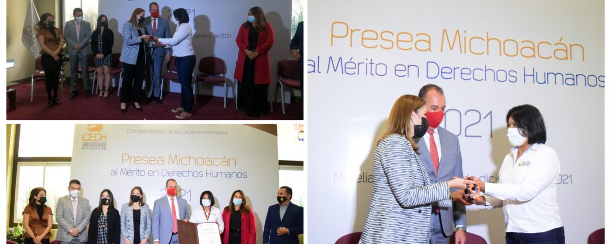 Comunicado Cedh Michoacán Entrega Presea Michoacán Al Mérito En